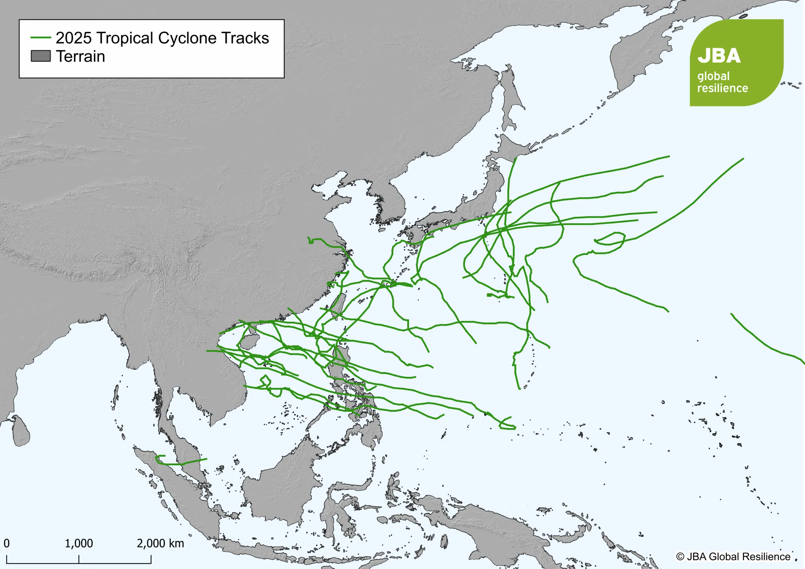 Tropical cyclones in the Northwest Pacific | JBA Global Resilience